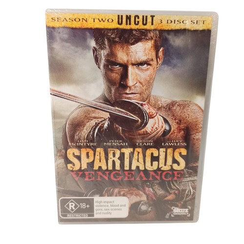 Spartacus Vengeance Season 2 DVD Action Gladiator Battle Region 4 NTSC ...
