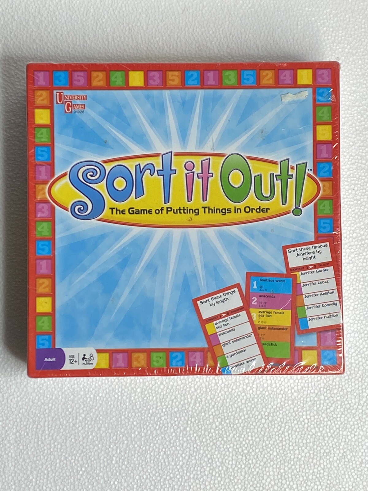 Sort It Out Game! The Game Of Putting Things In Order. New Sealed | eBay