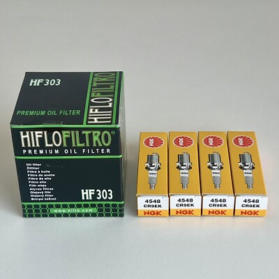 Kawasaki Z800 2013-2016 Service Kit (HiFlo Oil Filter And NGK Spark ...