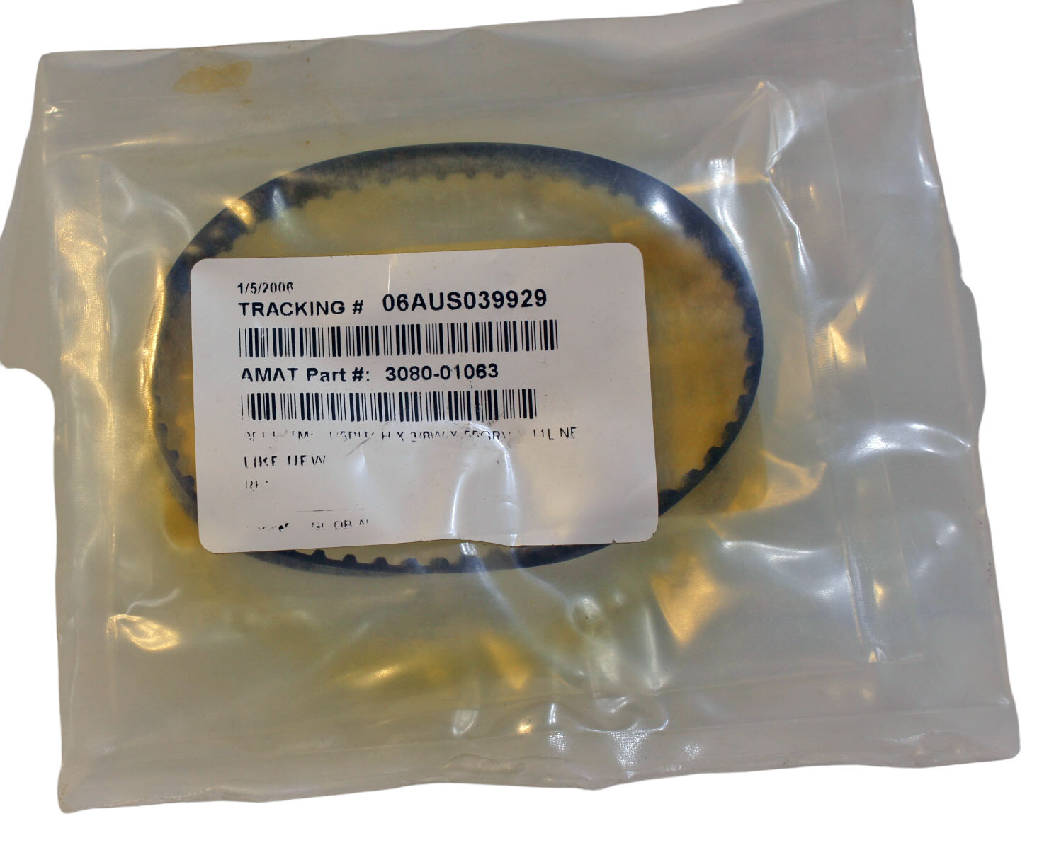 Applied Materials AMAT 3080-01063 Timing Belt 1/5 Pitch x 3/8" Wide x ...
