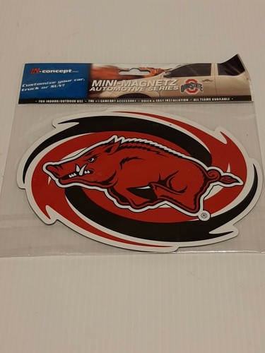 ARKANSAS RAZORBACKS HOGS Mini-Magnetz Automotive indoor/outdoor MAGNET ...