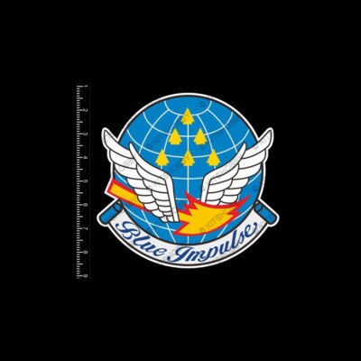 Blue Impulse Aerobatic Team Logo Sticker (Size 9 cm x 9 cm) | eBay