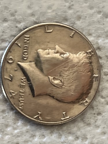 1974 Kennedy Half Dollar Coin ERROR COIN (Line through face and Mint ...