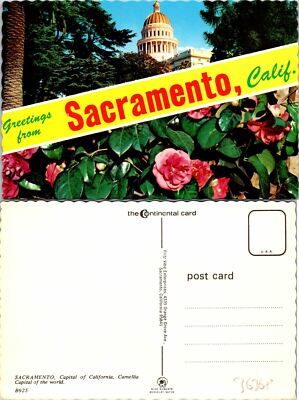 Sacramento CA State Capitol Building Postcard Unused (36368) | eBay