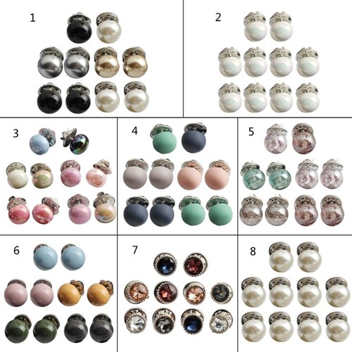 10Pcs Seamless Closure Invisible Safety Brooches Pins Prevents Accident ...