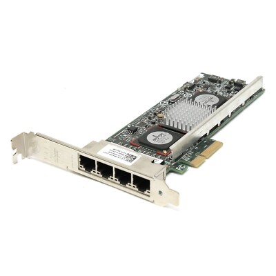 Dell 5709C Quad Port 1GB NIC PCI-e x4 Broadcom Network Card BCM5709C ...