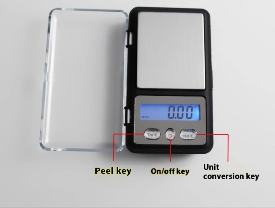 200g Jewelry Scale Digital Pocket Scales LCD Display Scale Small Mini ...