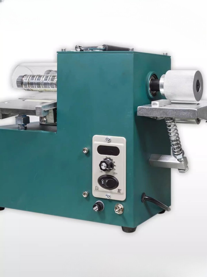 220V High Quality Double Head Leather Machine Belt Cutter Strap Cutting ...