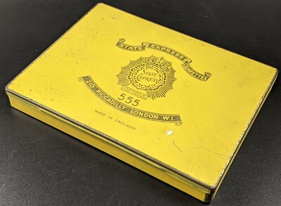 Vintage State Express 555 Cigarette Tin, By Appointment To George V | eBay