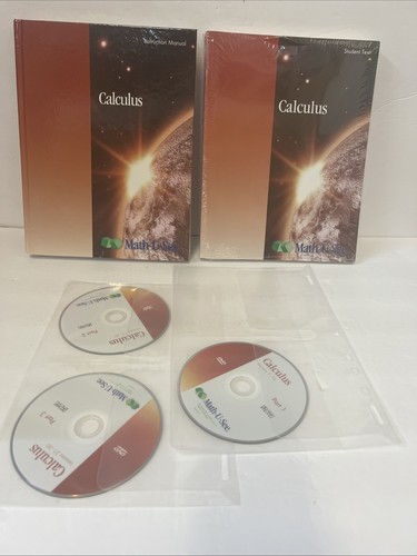 Math U See Calculus Complete Set, (Manual, Student Text & DVD) | eBay