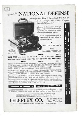 Teleplex Company & Birnbach Radio Company Radio Engineering Equipment ...