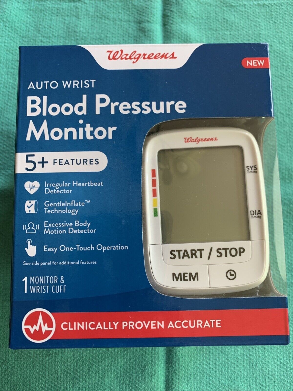 Walgreens Auto Wrist Blood Pressure Monitor -5+ Features-EasyOne Touch ...