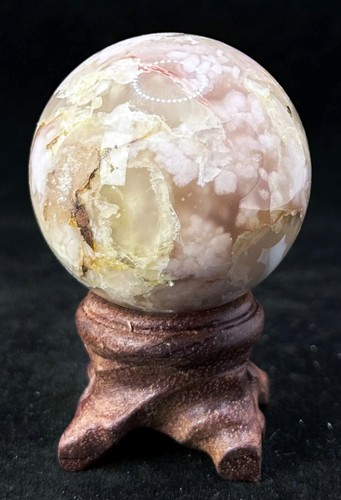 Natural cherry blossom agate ball spiritual energy healing 849344021032 ...
