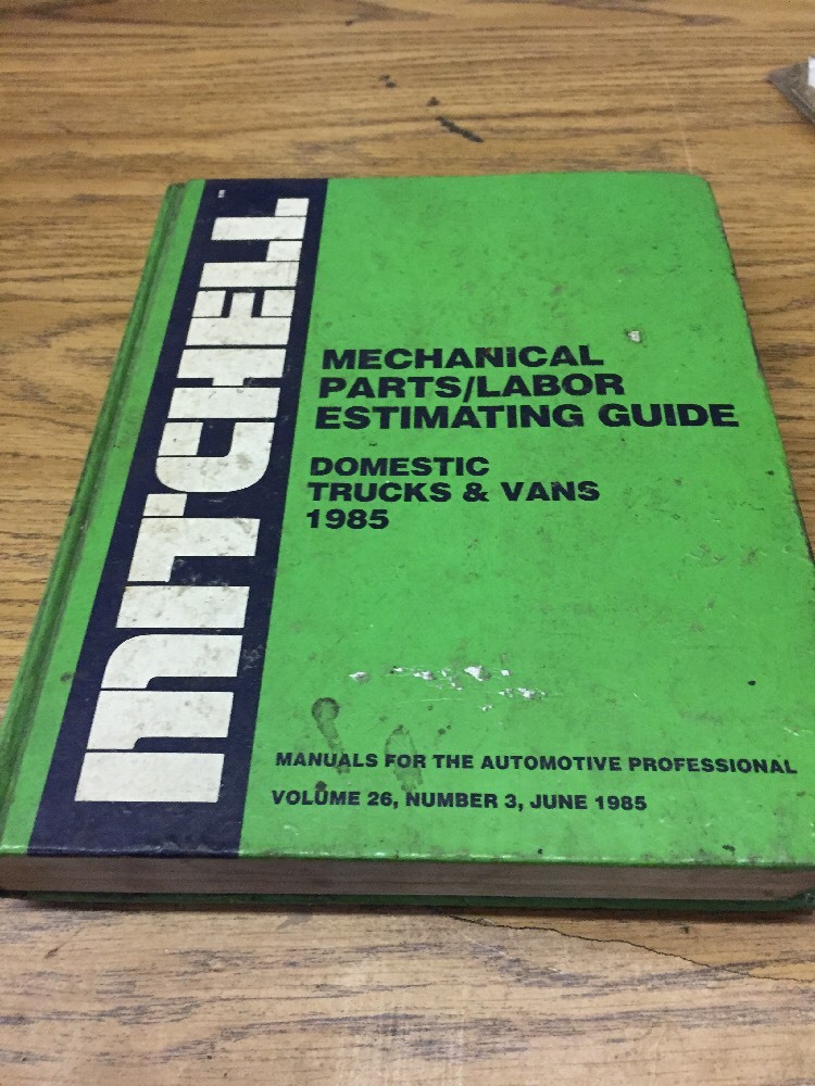 1985 Mitchell Mechanical Parts And Labor Estimating Guide | eBay