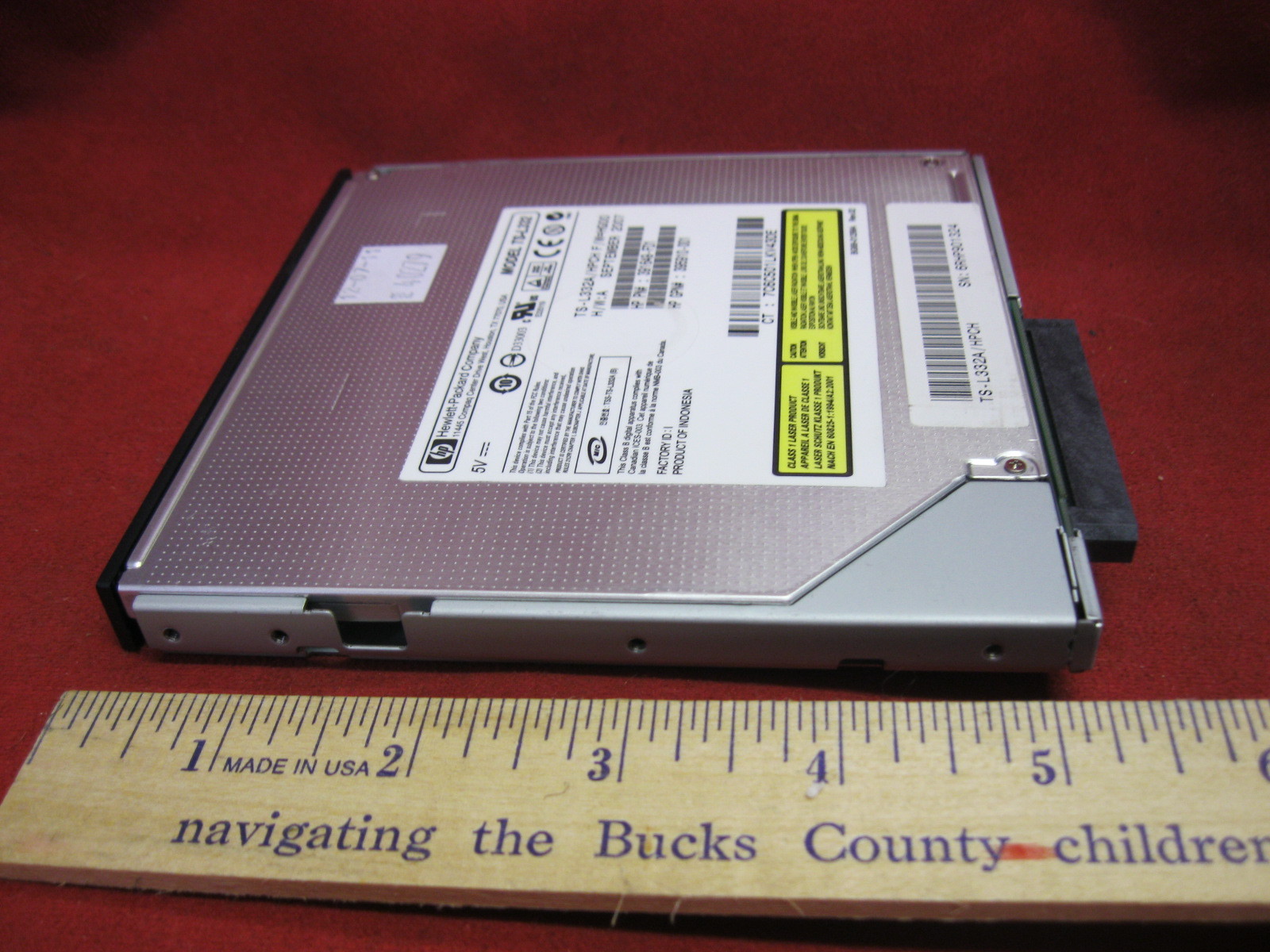 HP 391649-FD1 DVD-ROM Slimline Optical Drive CD-RW DVD Combo Laptop TS ...