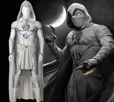 Moon Knight Film Cosplay Costume Halloween Outfit Boot Jump-suit Zentai ...
