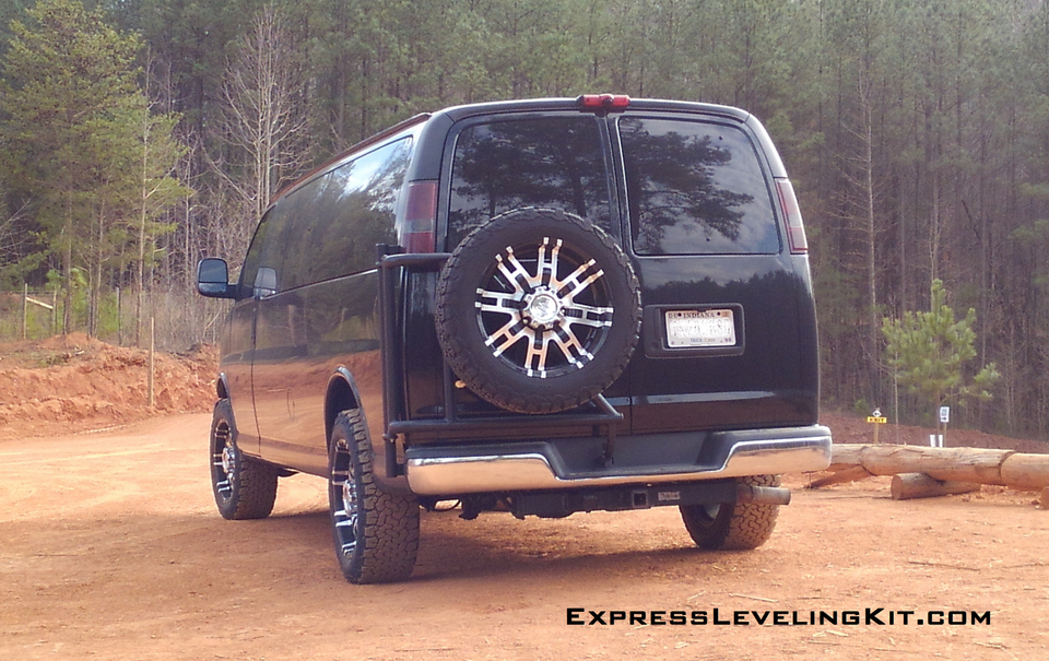 2003-2023 Chevy Express GMC Savana Billet 2" Front Van Lift Kit 4x2 ...