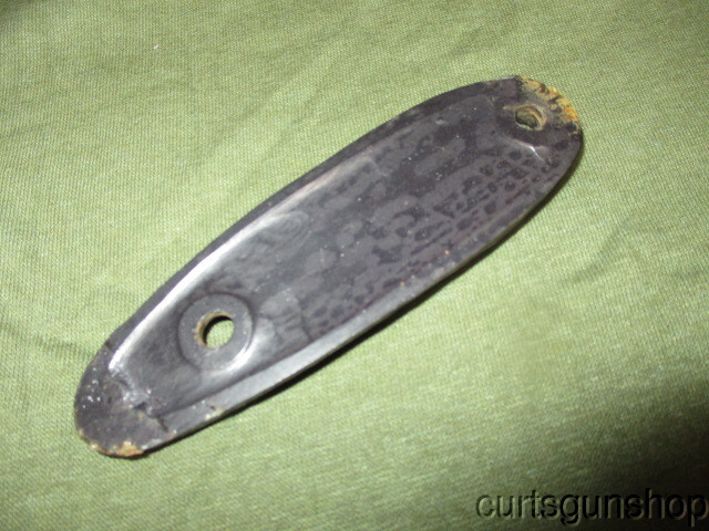VINTAGE SAVAGE INDIAN HEAD MOTIF CURVED COMPOSITE RIFLE BUTT PLATE | eBay