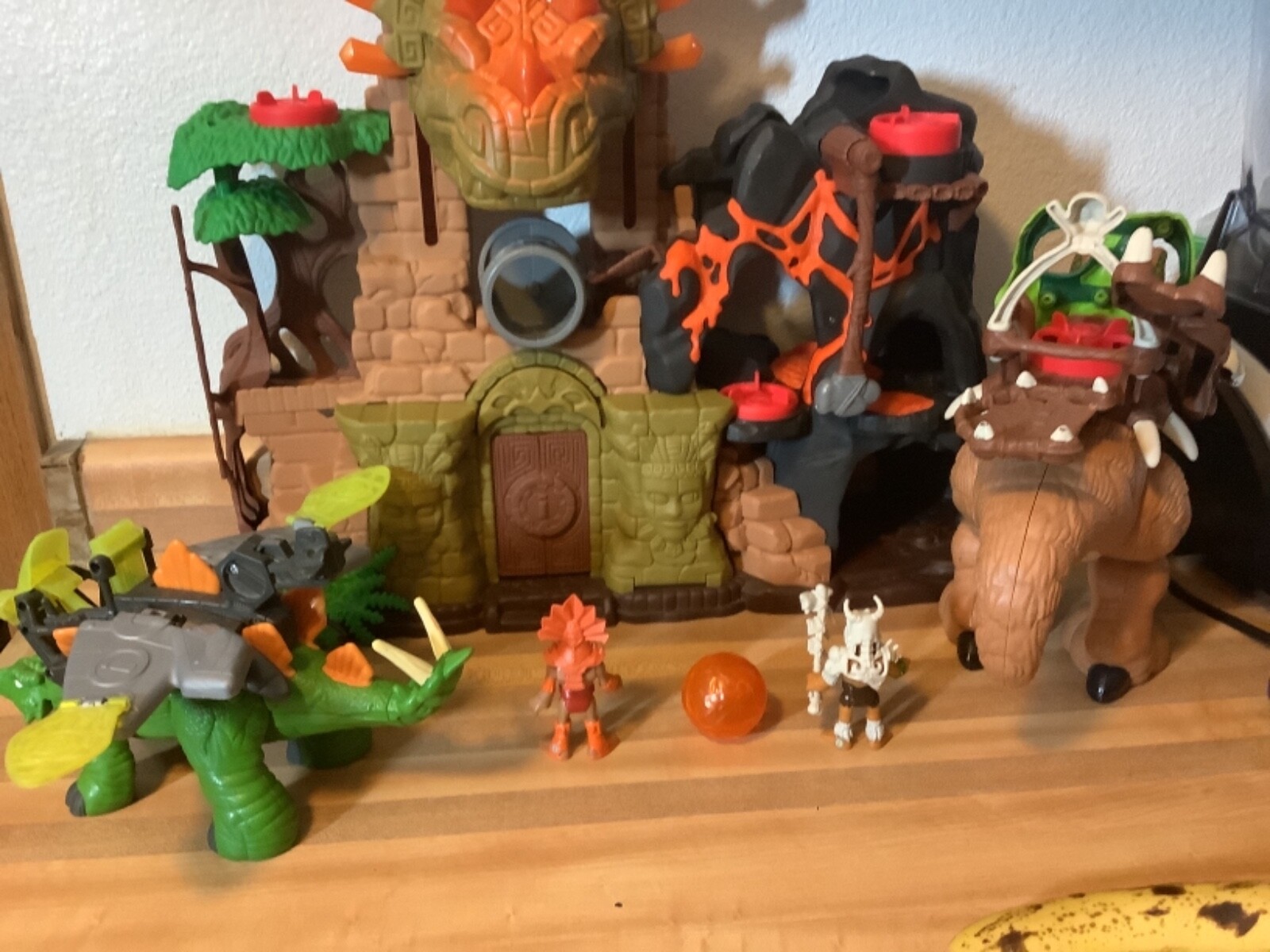 Imaginext Fortress Dinosaur Temple Playset Fisher Price 2014 | eBay