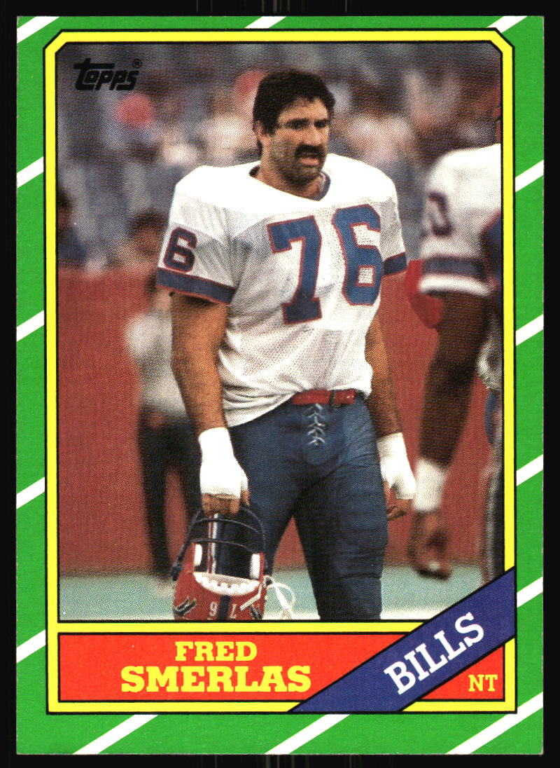 1986 Topps Fred Smerlas #390 Buffalo Bills | eBay