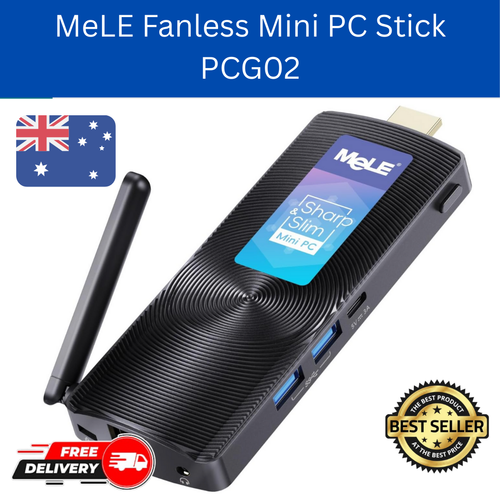 Mini PC Stick Fanless Windows 11 Pro Celeron J4125 8GB/256GB Mele PCG02 ...