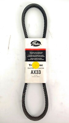 Gates Tri-Power AX33 V-Belt 1/2" X 35" Banda Courroie Cogged Rubber ...