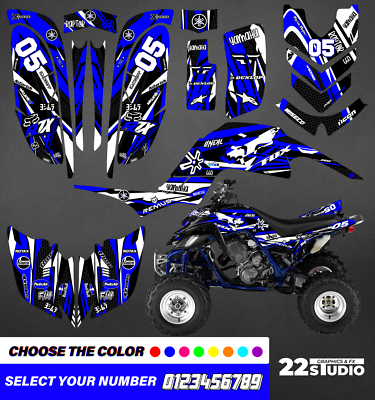 YAMAHA RAPTOR 660 660R FULL GRAPHICS DECALS STICKERS KIT ATV | eBay