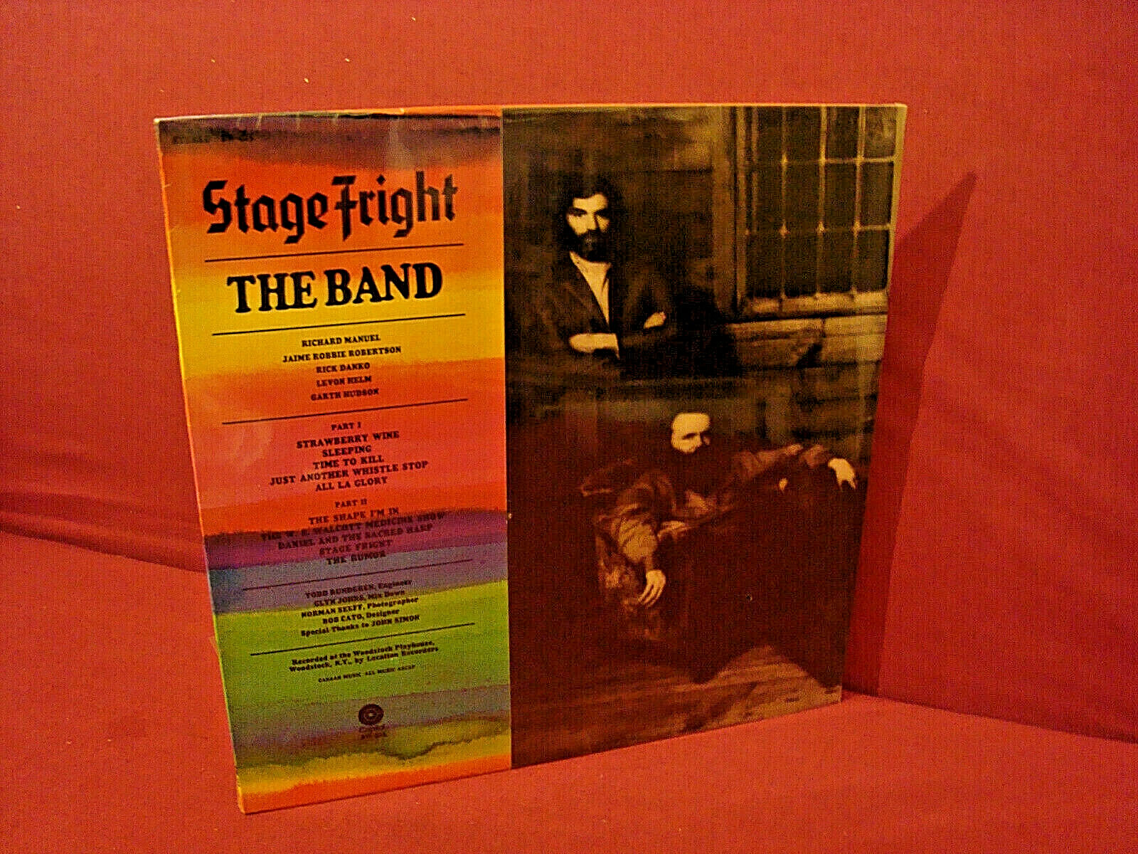 THE BAND STAGE FRIGHT NEW ORIGINAL SEALED ROCK LP 1970 SW 425 WITH ...