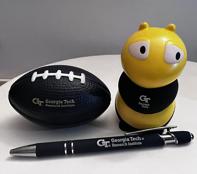New Lot Georgia Tech Football Small Soft Buzz Mascot Yellow Jacket Pen ...