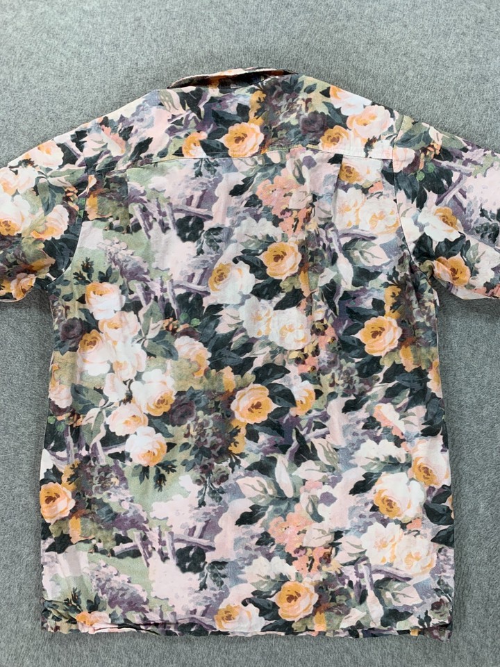 Bather Tuscany Yellow Rose Garden Camp Shirt (Men's Small) | eBay