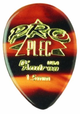 D'Andrea Pro-Plec 358 SMALL POINTED 1.5mm shell GUITAR PICKS USA MADE ...