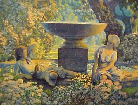 MAXFIELD PARRISH REVERIES EDISON MAZDA CALENDAR FRAMED | eBay