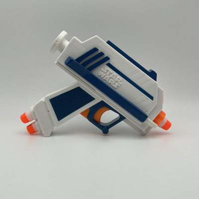 Star Wars Nerf Clone Trooper Captain Rex Blaster Pistol Gun Hasbro 2010 ...