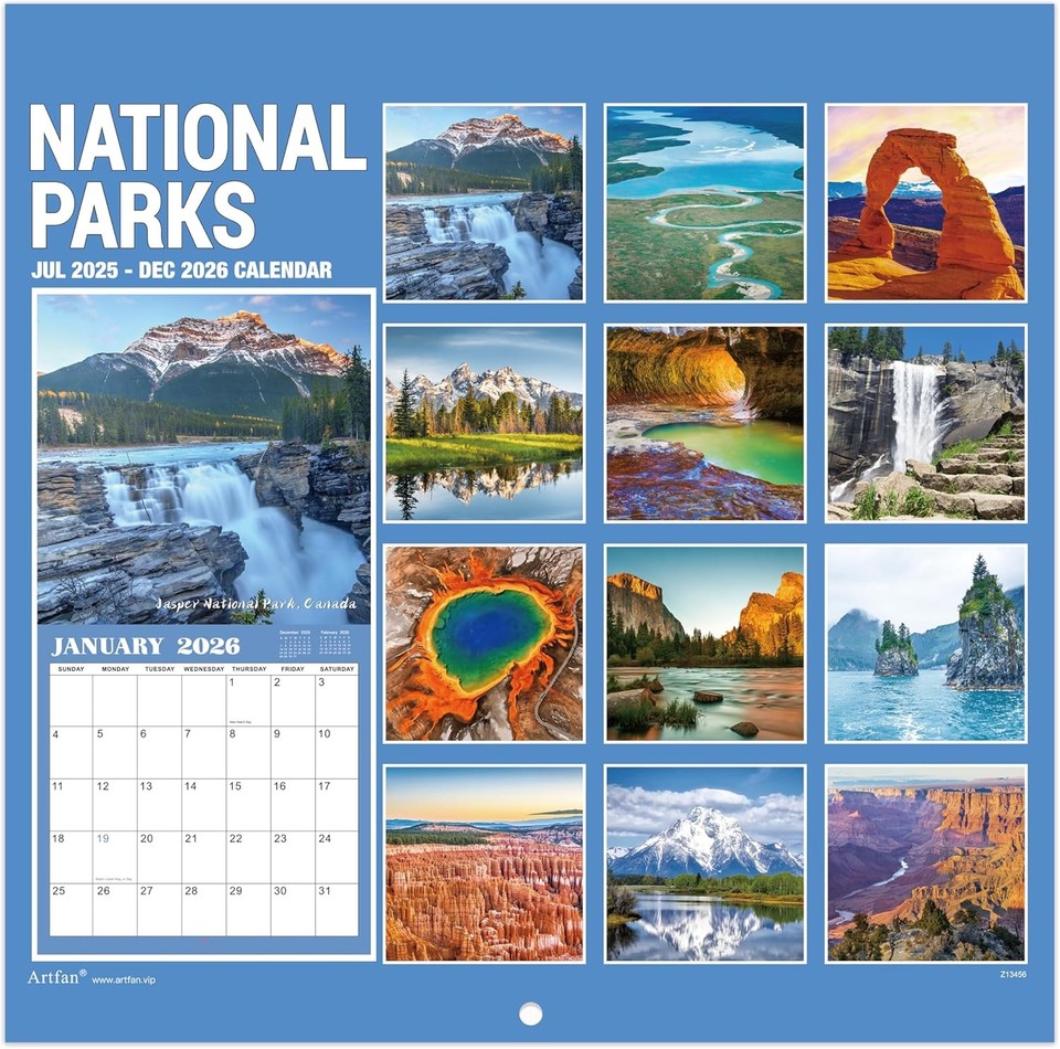 Calendar 2025-2026 - JUL 2025 - DEC 2026, Wall Calendar, 2025-2026 ...