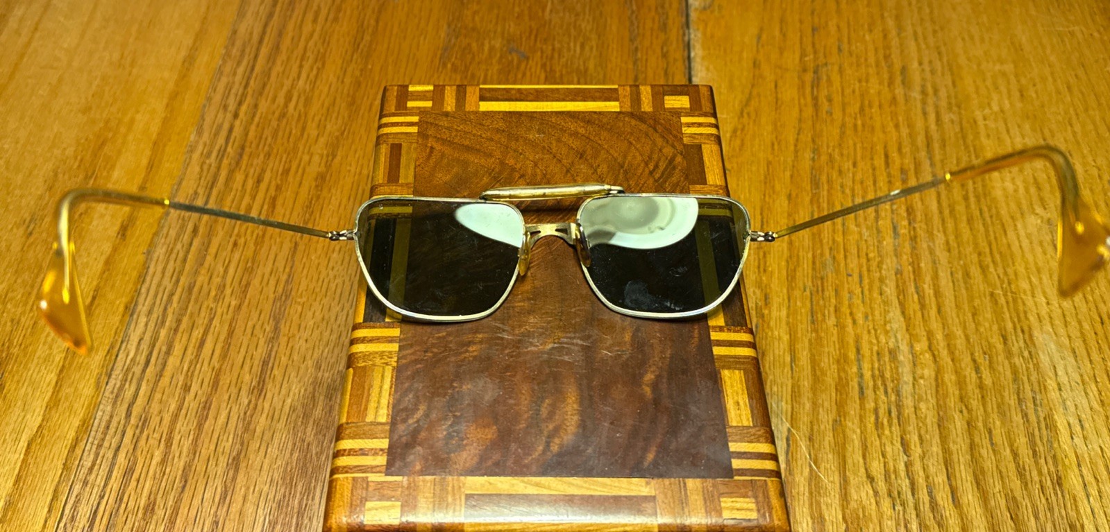 Vintage WWII Era Sunglasses Pilot Aviator USAAF Sungl… - Gem