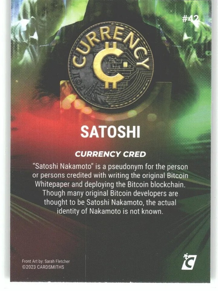 2023 Cardsmiths Currency Series 2 #42 Satoshi HOT | eBay