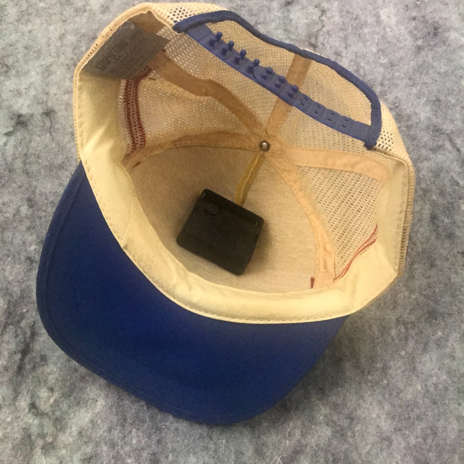 Vintage 3 Stripe Trucker Hat Cap Snapback 1980s Retir… - Gem