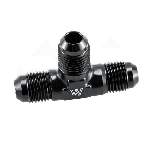 Aluminum 6/6/6 AN Male Flare -6/-6/-6 T Junction Adapter Fitting Black ...