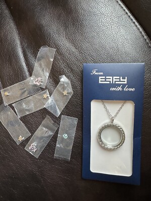 New Effy with Love Necklace & Locket & 7 Charms Celebrity Cruises | eBay