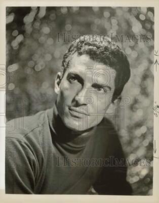 Press Photo Tenor Singer Sergio Franchi of "Romantic Italian Songs ...