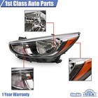 Headlight Assembly Driver Left For 2015-17 Hyundai Accent W/O Bulb ...