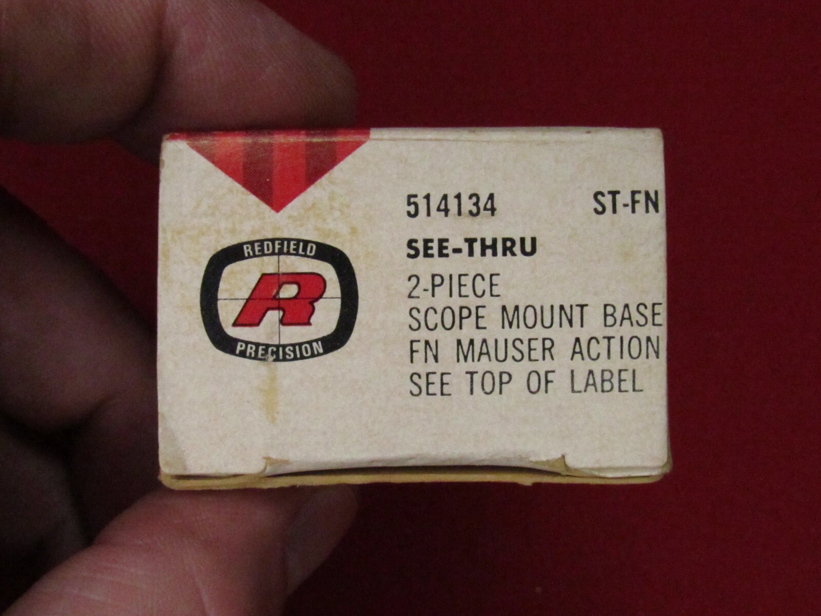 Vintage Redfield Frontier See-Thru 2 Piece Scope Mounts - FN Mauser | eBay