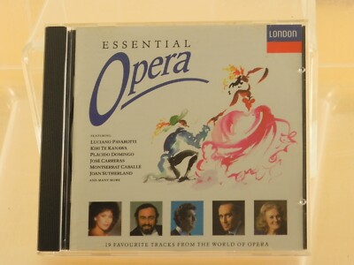Essential Opera 1 Pavarotti, Domingo (1991 London Records) Audio CD | eBay