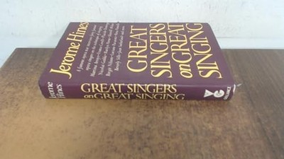 Great Singers on Great Singing Hardback Book The Fast Free Shipping | eBay