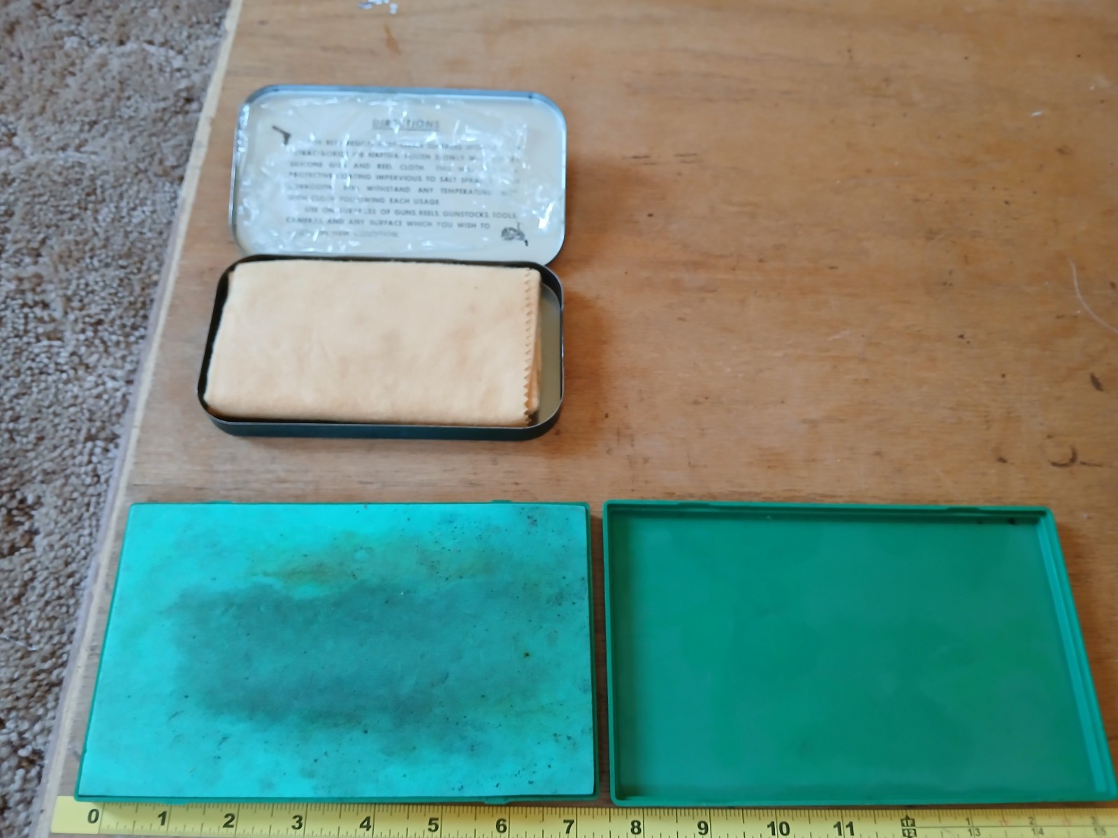 Lot of 2 Vintage Outer's Silicone Gun & Reel Cloth & Case Lube Pad ...