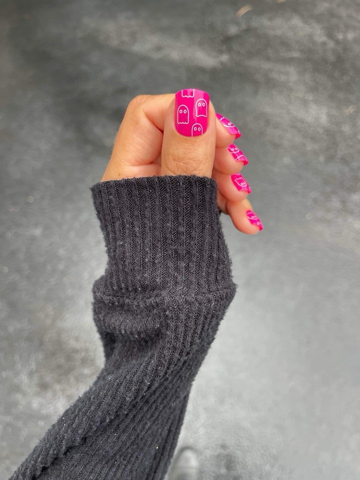 Red Aspen Press On Nails, Short Square, Bridget’s Rendezvous With Boo ...