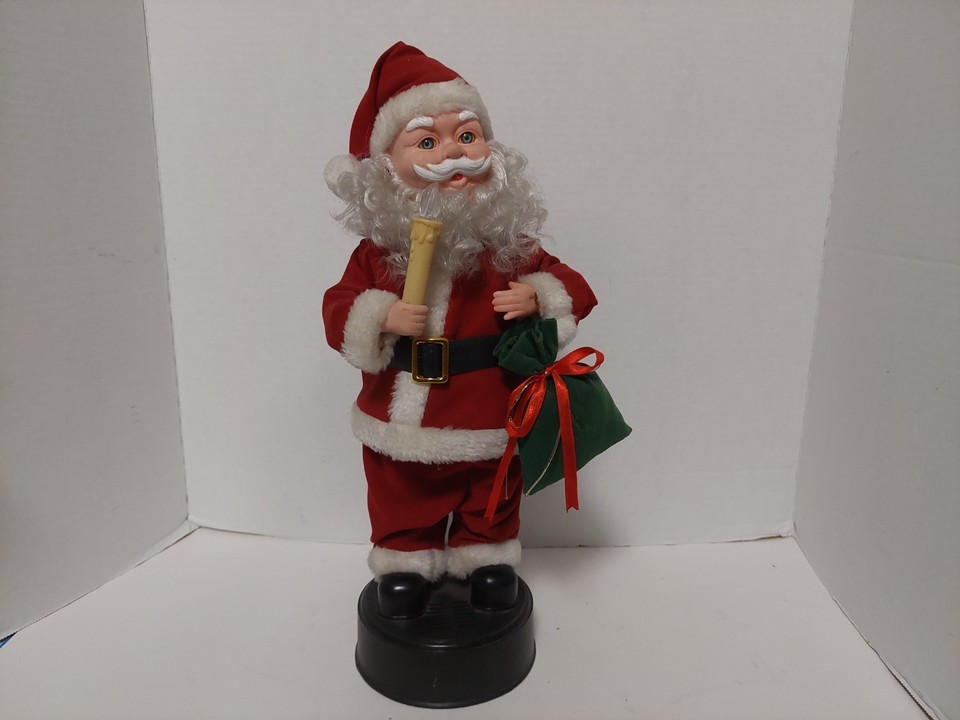 Vintage B&D Christmas Animated Musical Moving Santa Claus 15 Inches ...