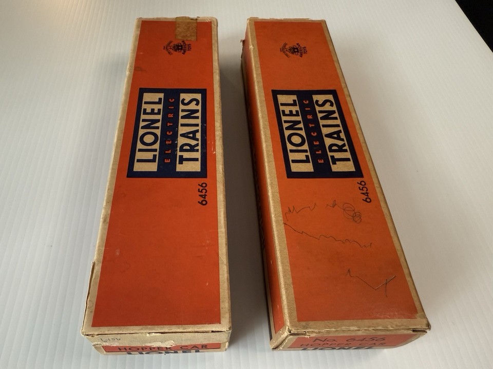 Lionel 6456 O Gauge Postwar Lehigh Valley LV 25000 Black 2 Bay Hopper ...