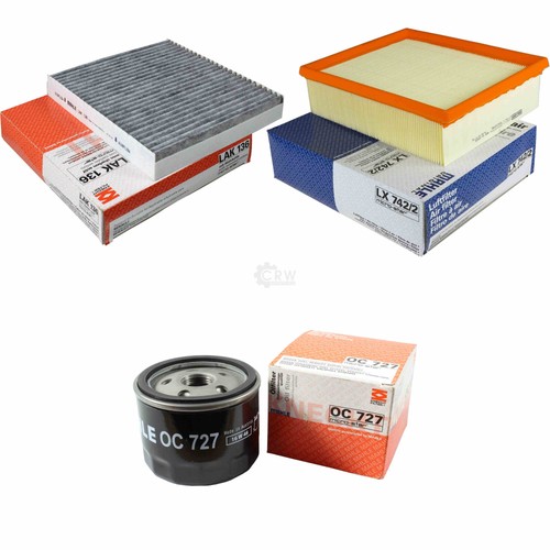 MAHLE / KNECHT Innenraumfilter LAK 136 Luftfilter LX 742/2 Ölfilter OC ...
