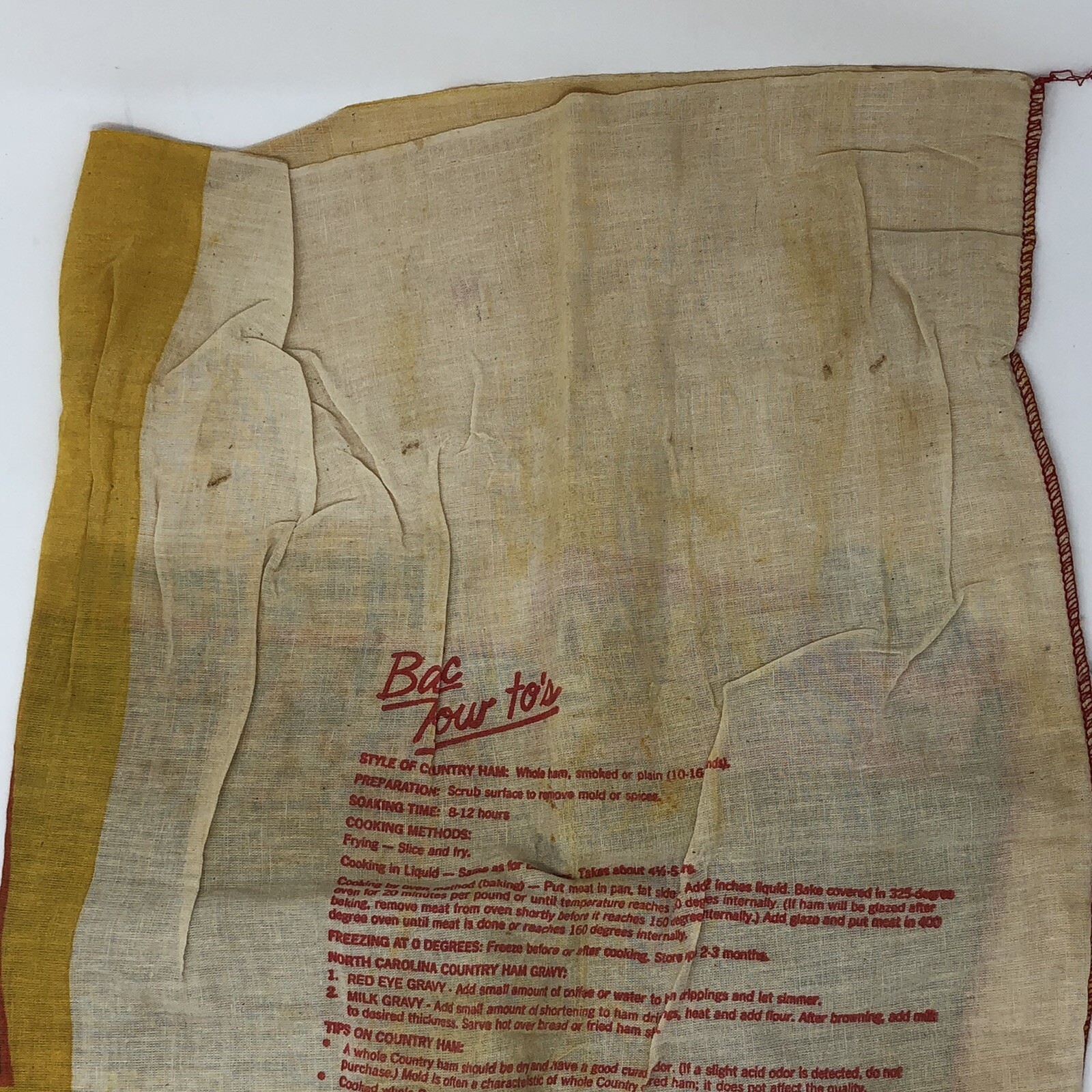 Mom ‘N’ Pop’s Vintage 1991 Dale Earnhardt Country Ham Bag | eBay